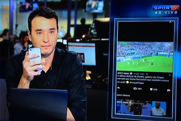Emocionado, Andre Rizek exibe narração de profissional da FOX Sports ...