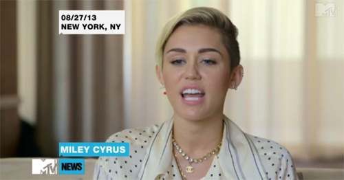 “Fiz história”, diz Miley Cyrus sobre apresentação polêmica no MTV ...