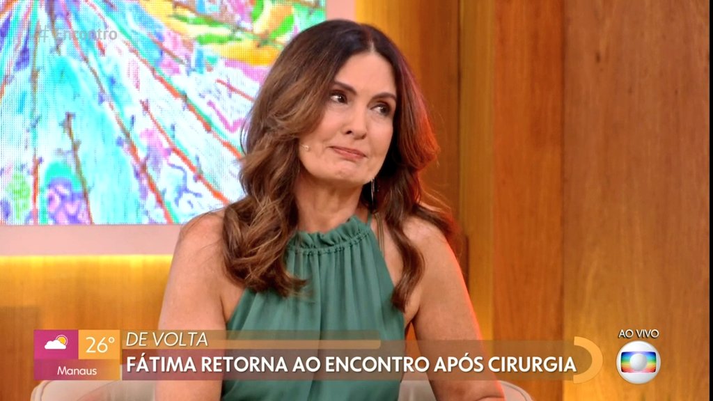 Fátima volta ao Encontro após câncer e chora por morte de amiga | VEJA ...
